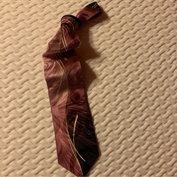 Carlo Palazzi | Accessories | Carlo Palazzi Mens Necktie In Geometric Lines Wind Swirls Pink ...